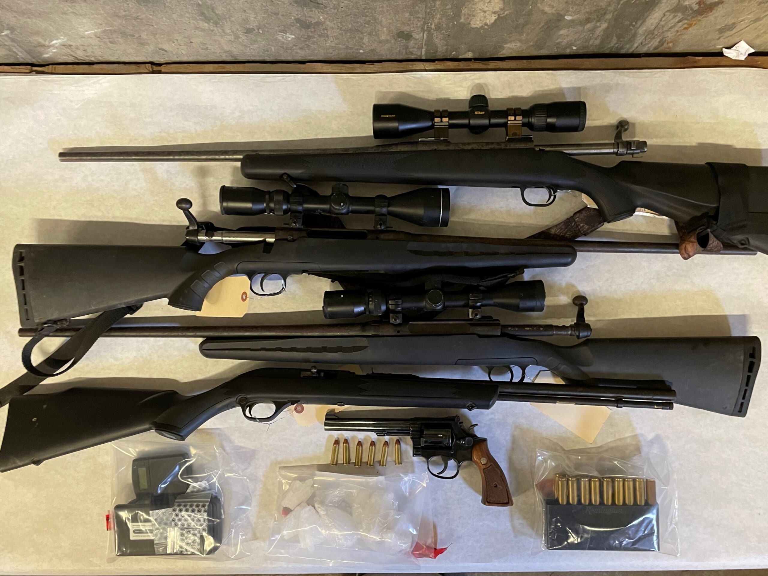 Revolver, Rifles, Drugs Lead To Charges For Sherman Man | News, Sports ...